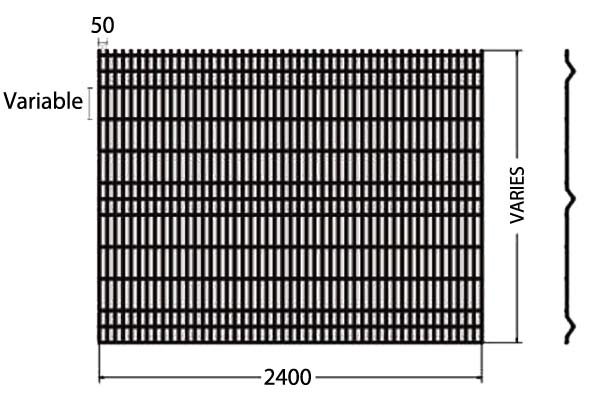 EMU Welded Wire Steel Grille | Engtex Metals Utara